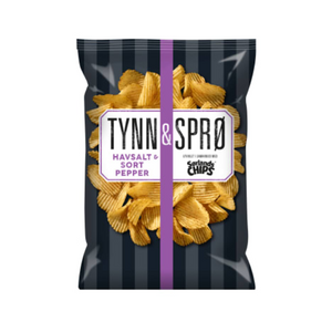 Thin & Crispy Sea Salt & Pepper Chips 150g – Sørlandschips Havsalt & P
