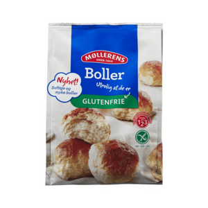 Buns Baking Mix Gluten-Free - Boller Bakemix Gl.Fri 525g Møllerens