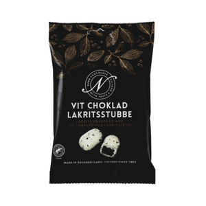 Narr Licorice Log with White Chocolate - Narr Lakritsstubbe Chocolate