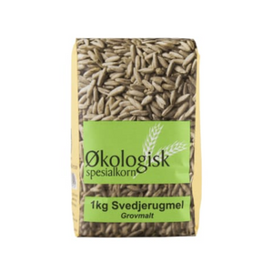 Organic Coarse Slash-and-Burn Rye Flour - Svedjerug Mel Grovmalt Økol