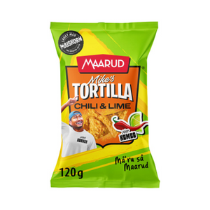 Tortillachips Chili&lime 125g Maarud