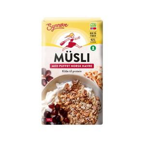 Muesli Puffed Oats - Musli Puffet Havre 630g Synnøve